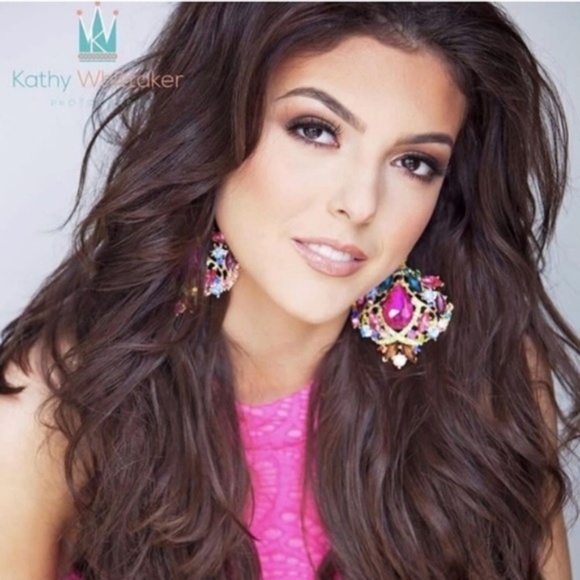 The Headshot Collection | Jewelry | Large Pageant Earrings Pink Gold ...